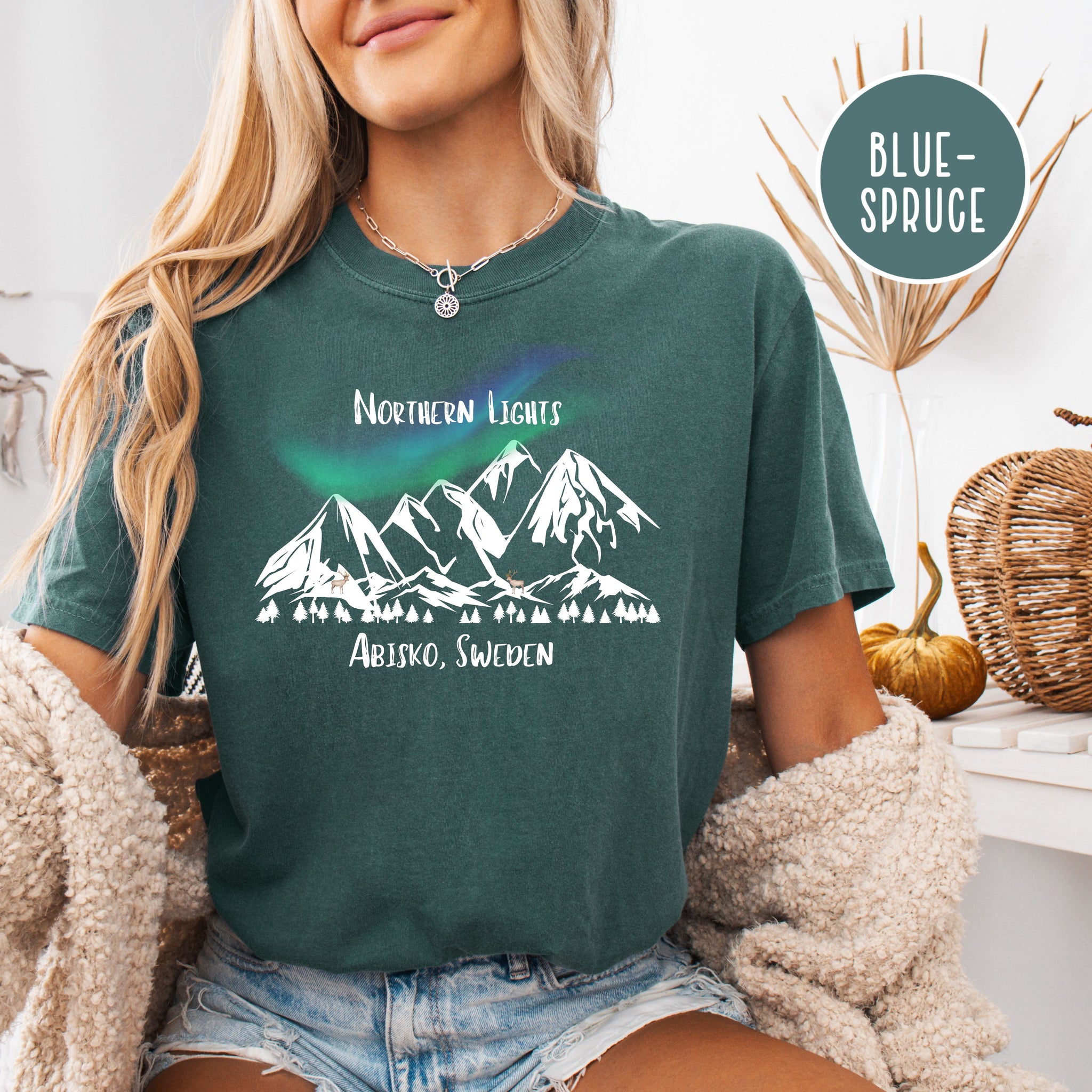 Northern Lights Abisko Sweden Comfort Colors® Tee